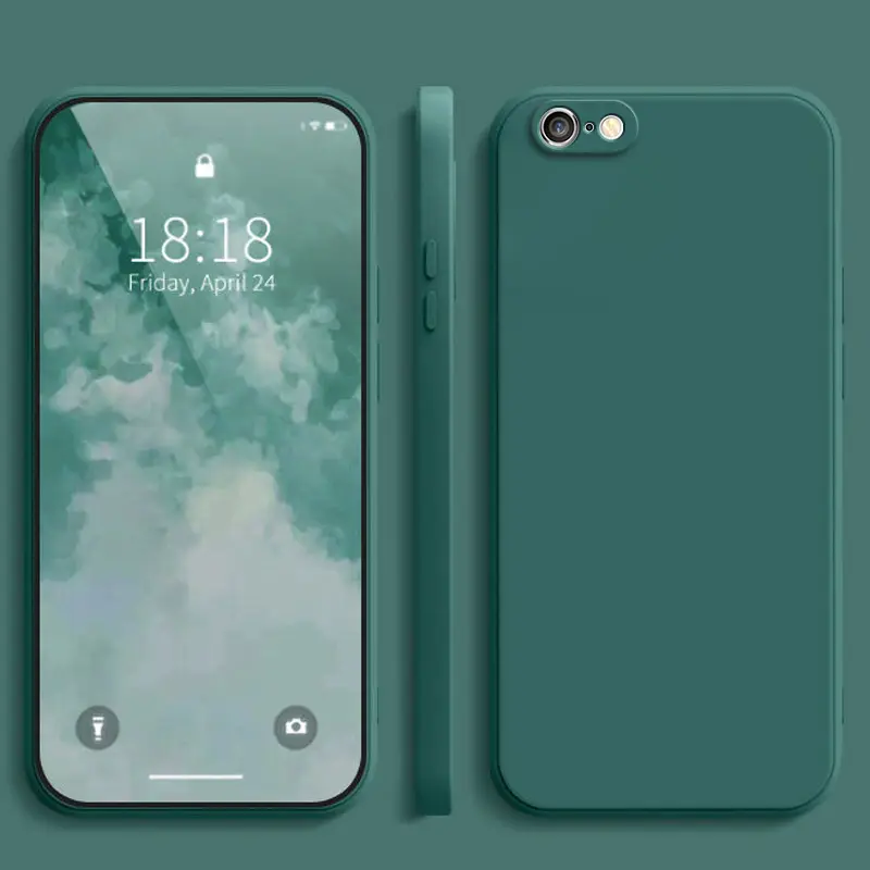 iPhone 6 6S 6Plus 6SPlus Simple Case Solid Color Case YT - TikTok Shop ...