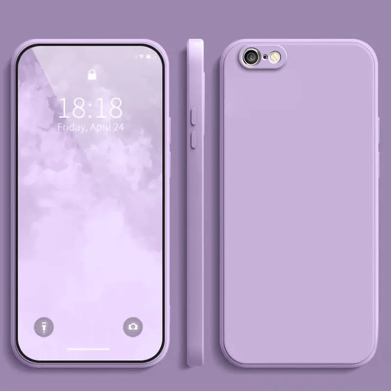 iPhone 6 6S 6Plus 6SPlus Simple Case Solid Color Case YT - TikTok Shop ...